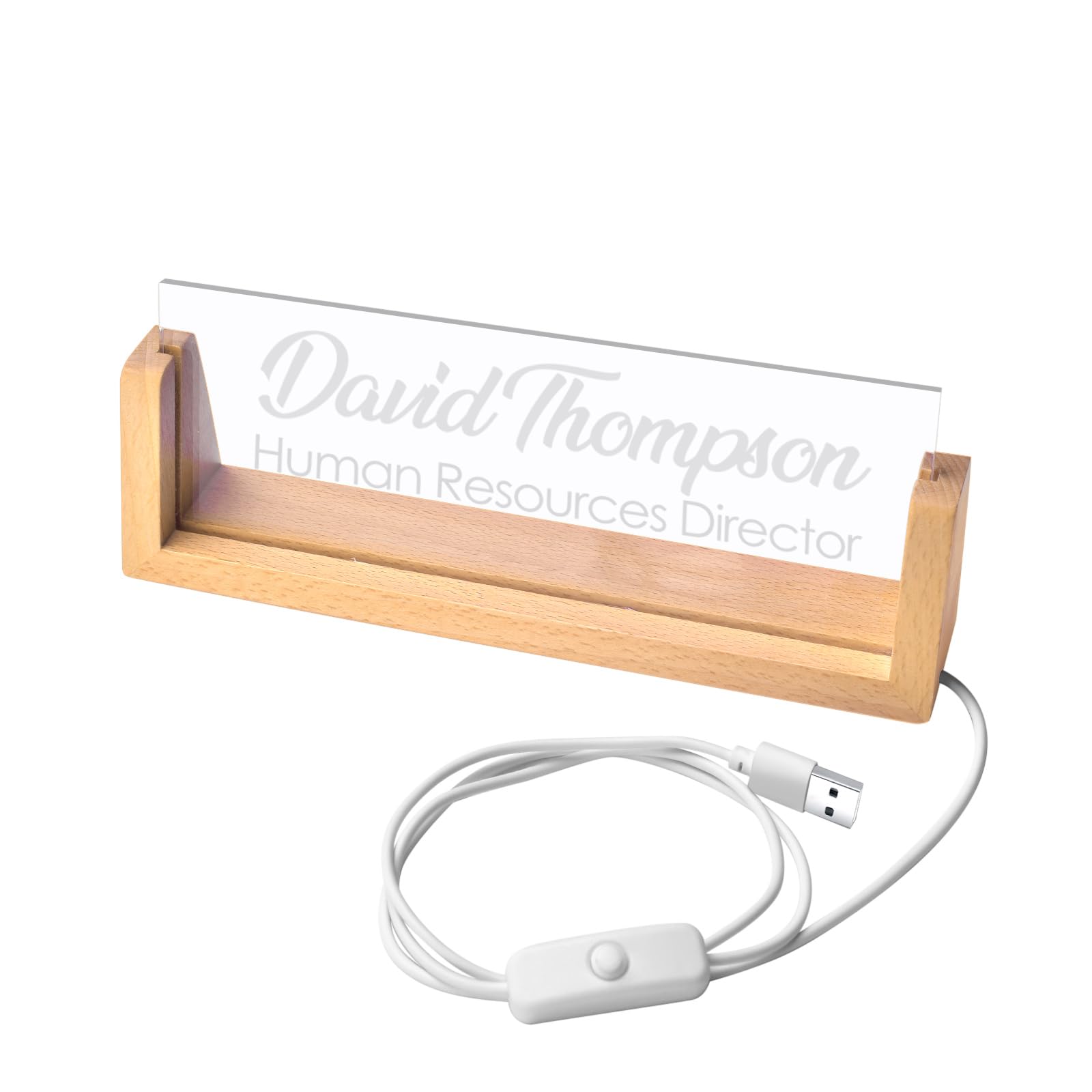 Amazon.com: Custom Desk Name Plate Personalized Name Sign Desks Decor ...