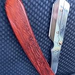 Amazon.com: Parker SRRW, Rosewood Wood Handle Straight Edge Barber ...