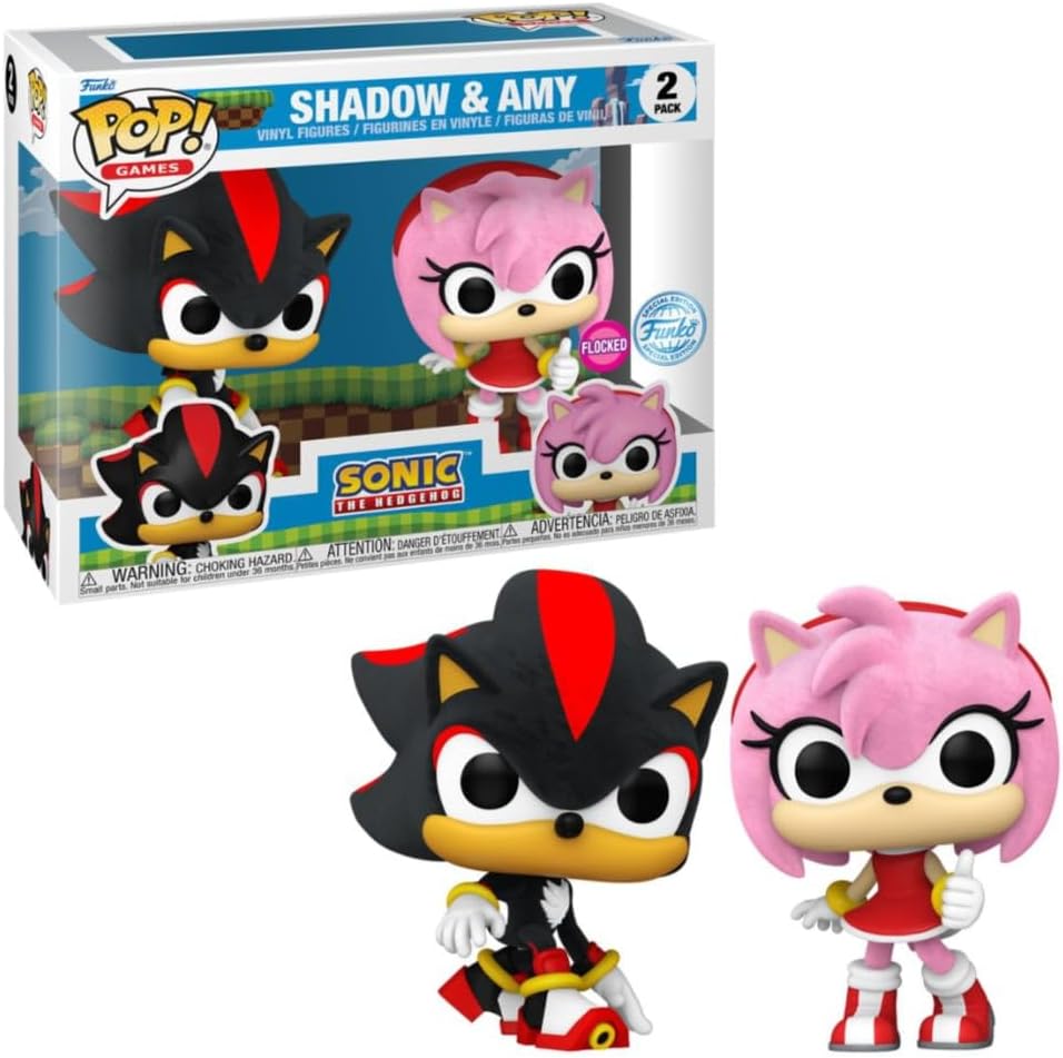 Amazon.com: Funko Pop Games Sonic The Hedgehog Shadow & Super Shadow ...