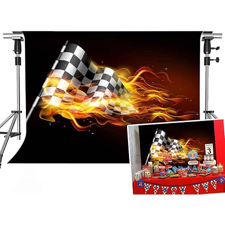 Amazon.com : CSFOTO 7x5ft Finish Line Race Track Backdrops for ...
