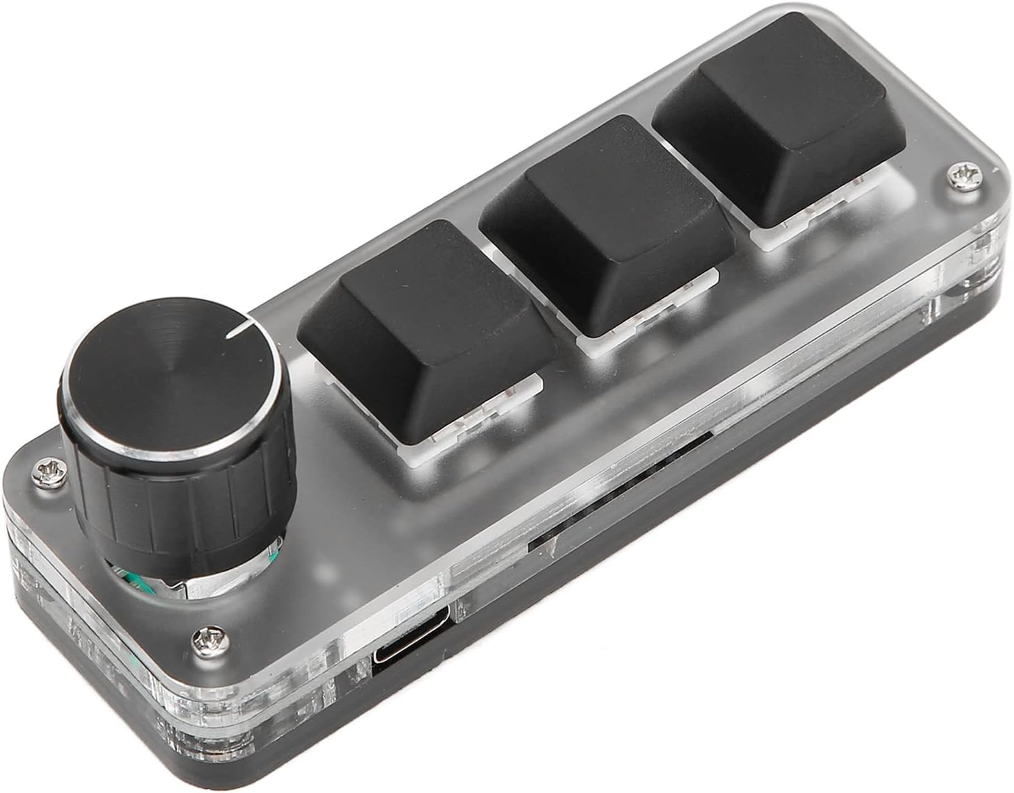 Amazon.com: Hilitand 3 Key Mini Mechanical Keyboard, USB, Red Switch ...