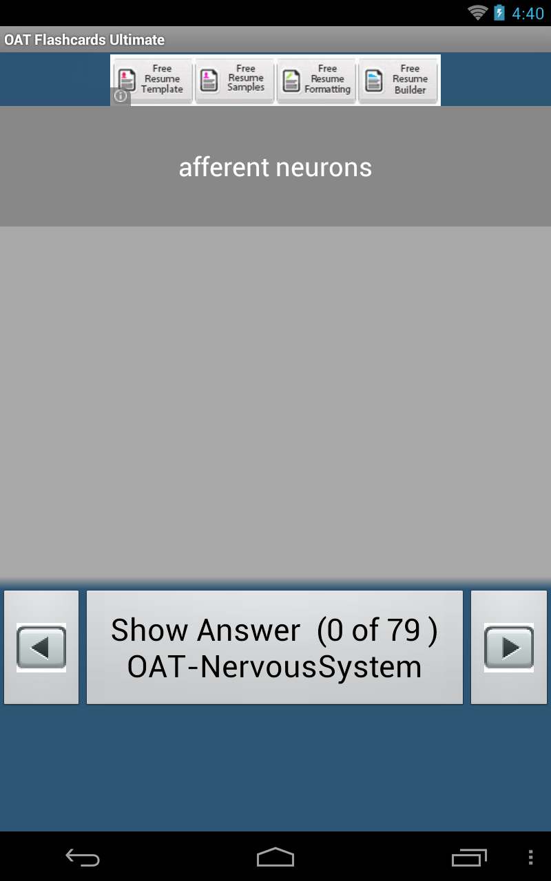 OAT Flashcards Ultimate - App on Amazon Appstore