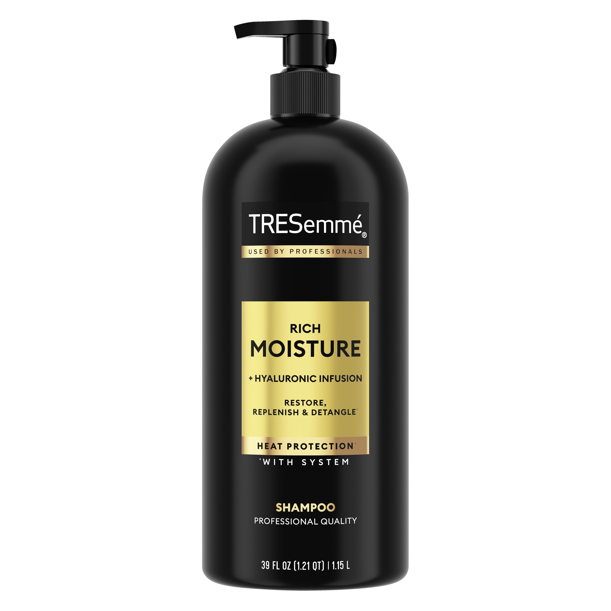 Amazon.com: TRESemmé Rich Moisture Hydrating Shampoo with Pump for Dry ...