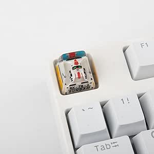 Keyboard Robot Keycap SA R1 Profile Handmade Resin Interstellar Switch ...