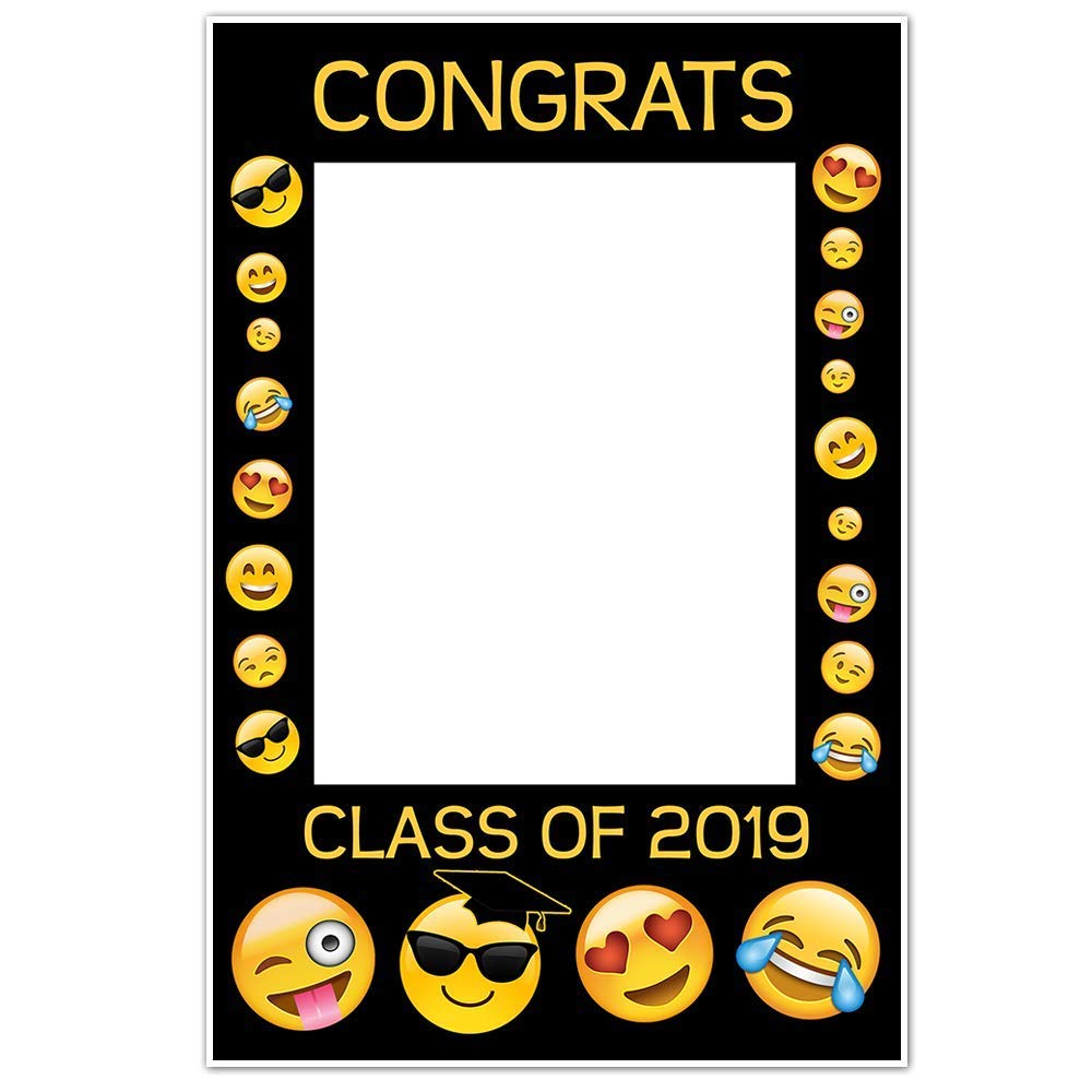 Buy Class of 2019 Graduation Emoji Selfie Frame Party Photo Prop Online ...