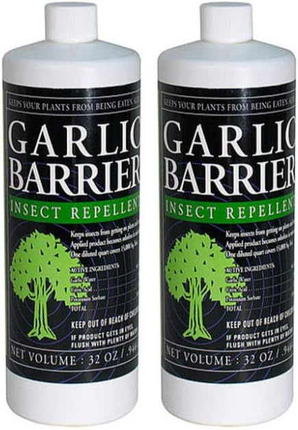 Amazon.com: Garlic Barrier Insect Repellent Liquid Bundle (32 Ounces ...