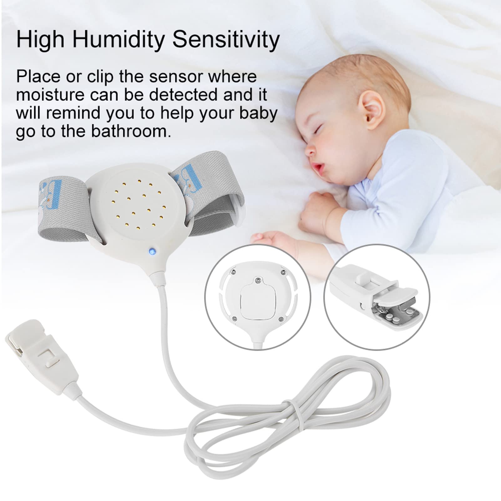 GOTOTOP Bedwetting Alarm, Enuresis Alarm Sensor for Adult Kids Urine ...