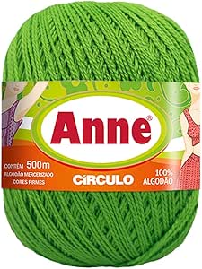 Linha Anne 500m 147g Lisas 5947 VERDE-CÍTRICO : Amazon.com.br: Papelaria e Escritório