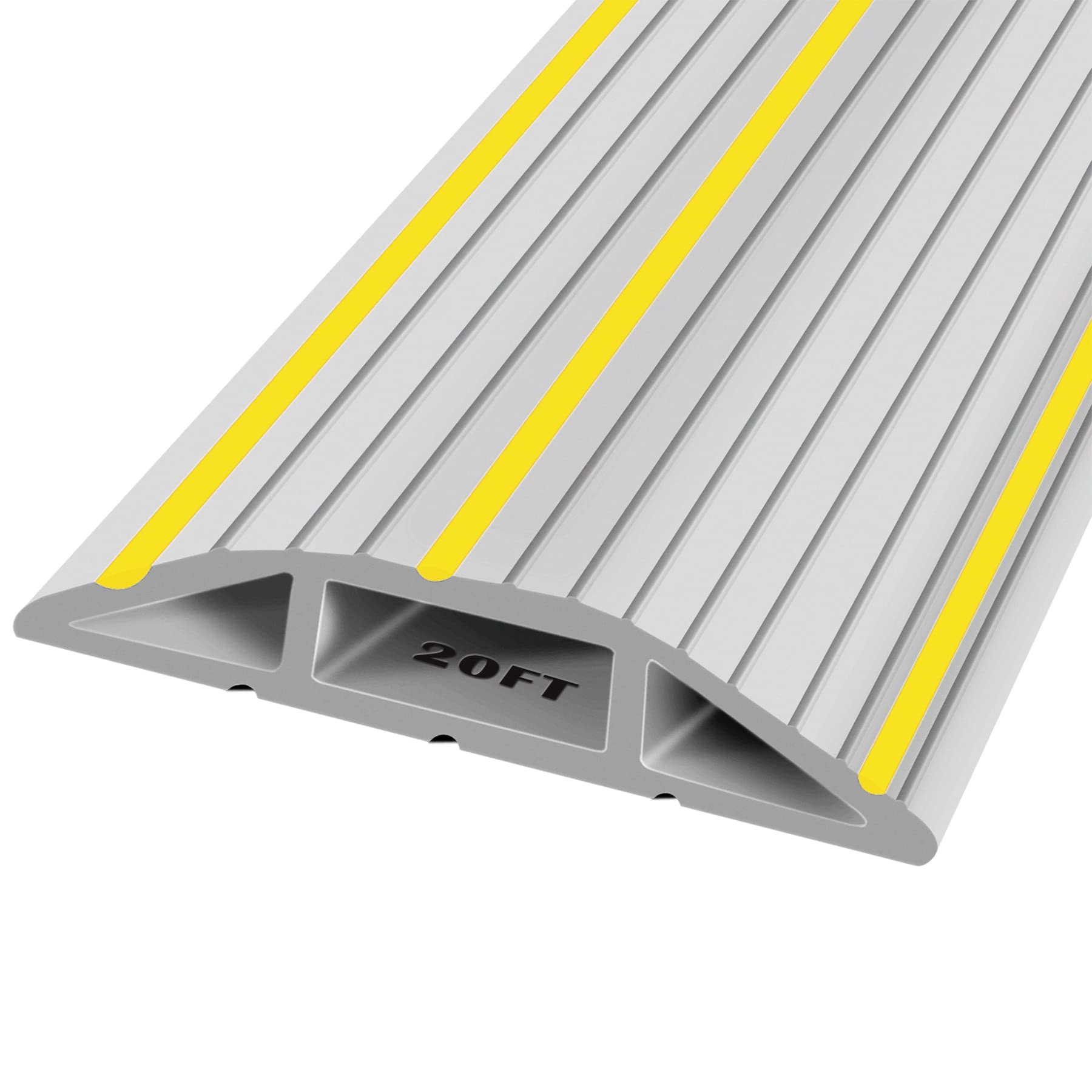 Buy Floor Cord Cover Heavy Duty Cable Protector 3 Channels Contains ...