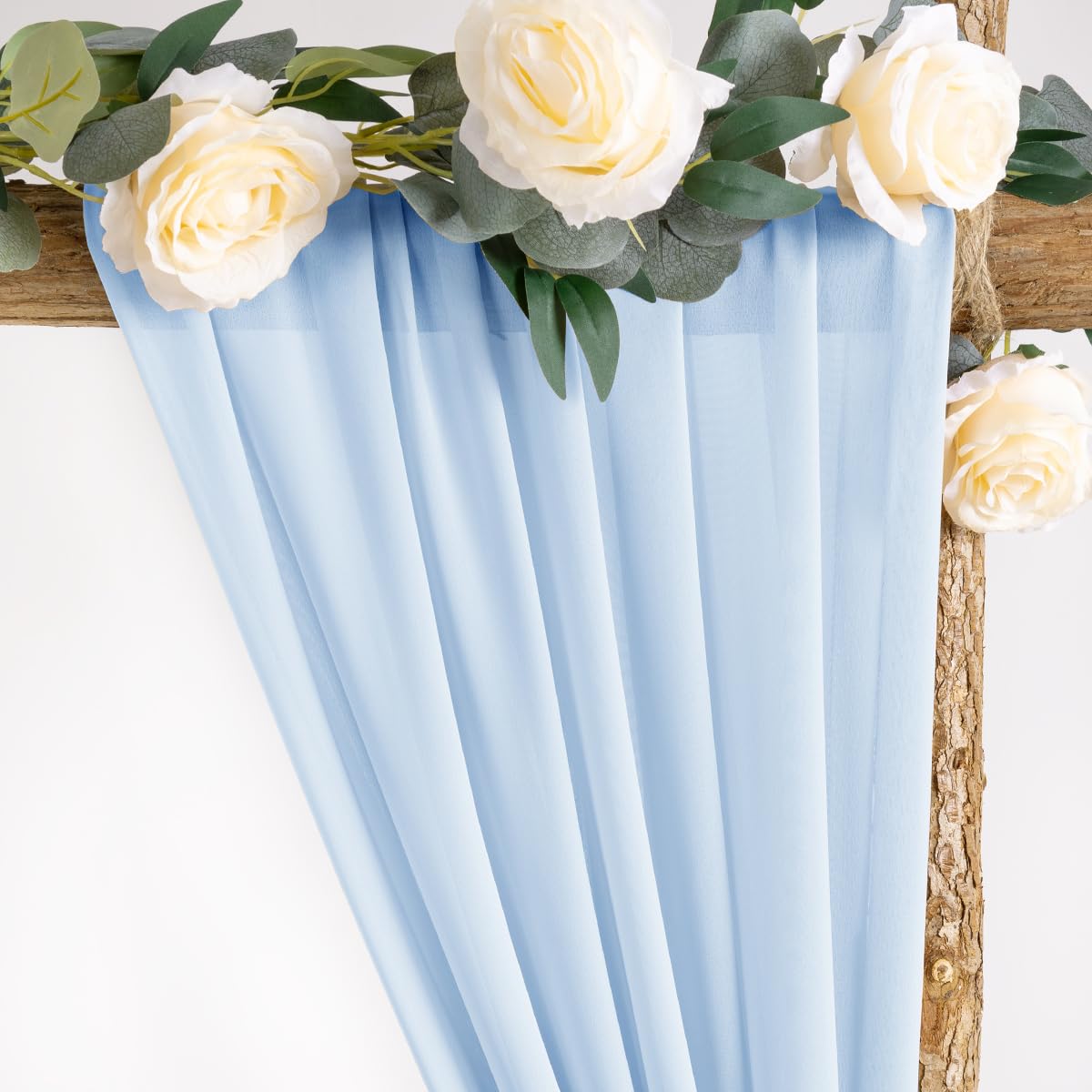 Snapklik.com : Wedding Arch Draping Fabric 2 Panels 29" X 19Ft Baby ...