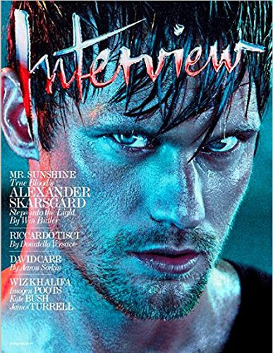 Interview Magazine June July 2011 ALEXANDER SKARSGARD Cover, True Blood ...