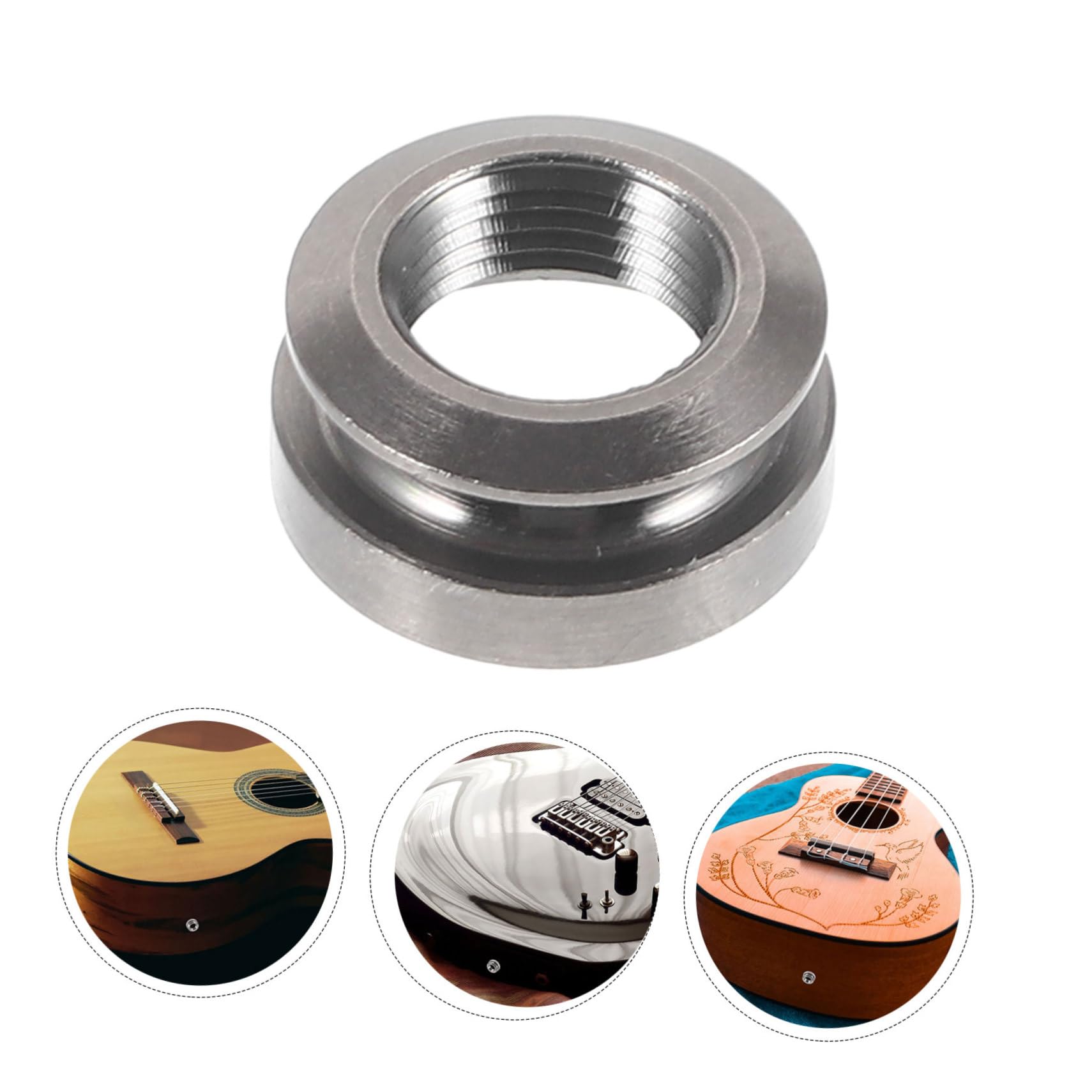 Instrument Pickup LIFKOME 2-Pack Guitar Endpin Caps - M9 Threaded Strap ...