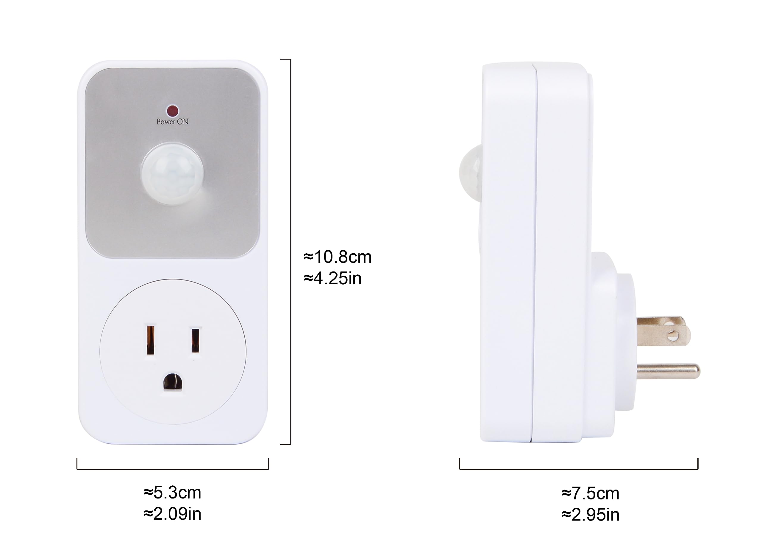 Snapklik.com : Motion Activated Power Socket Electrical Outlet Heavy ...