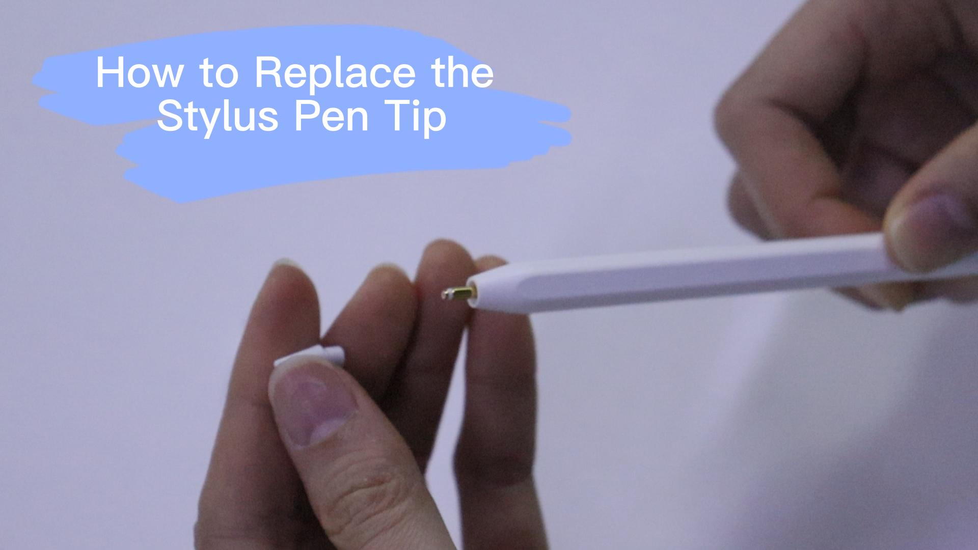 Watch replace the stylus pen tip on Amazon Live
