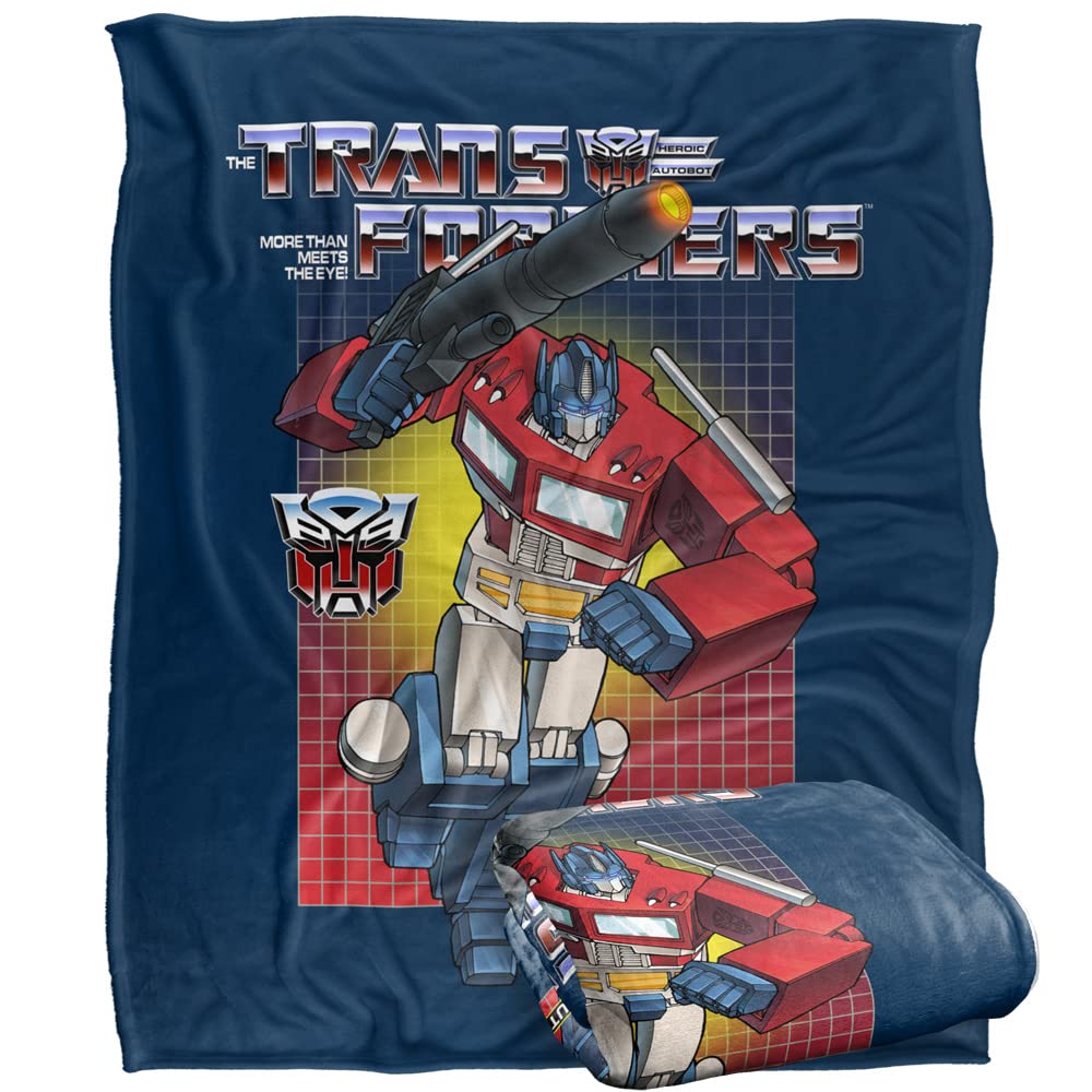 Amazon.com: Transformers Optimus Prime Silky Touch Super Soft Throw ...