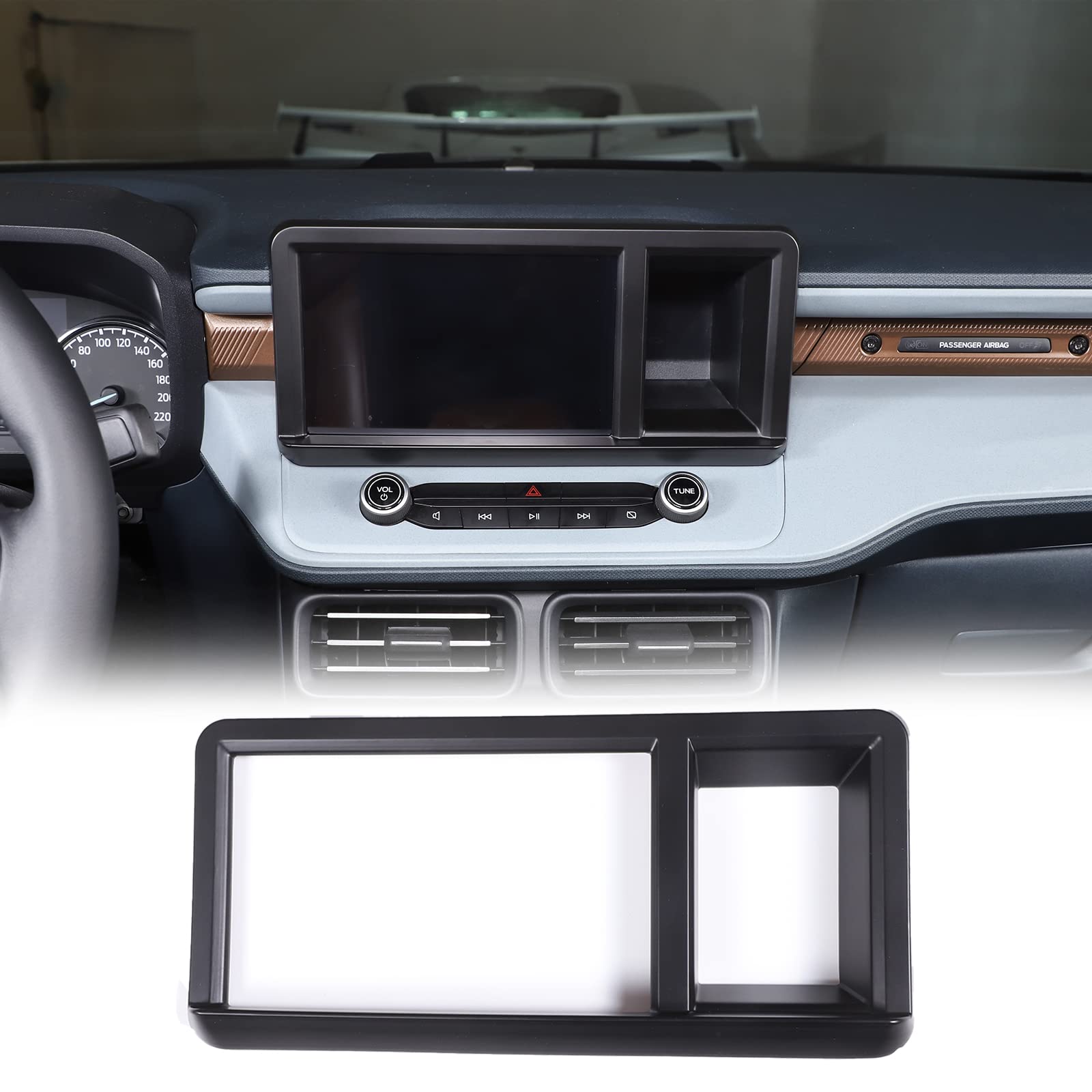 Amazon.com: Car Center Console Navigation Panel Trim Cover Compatible ...