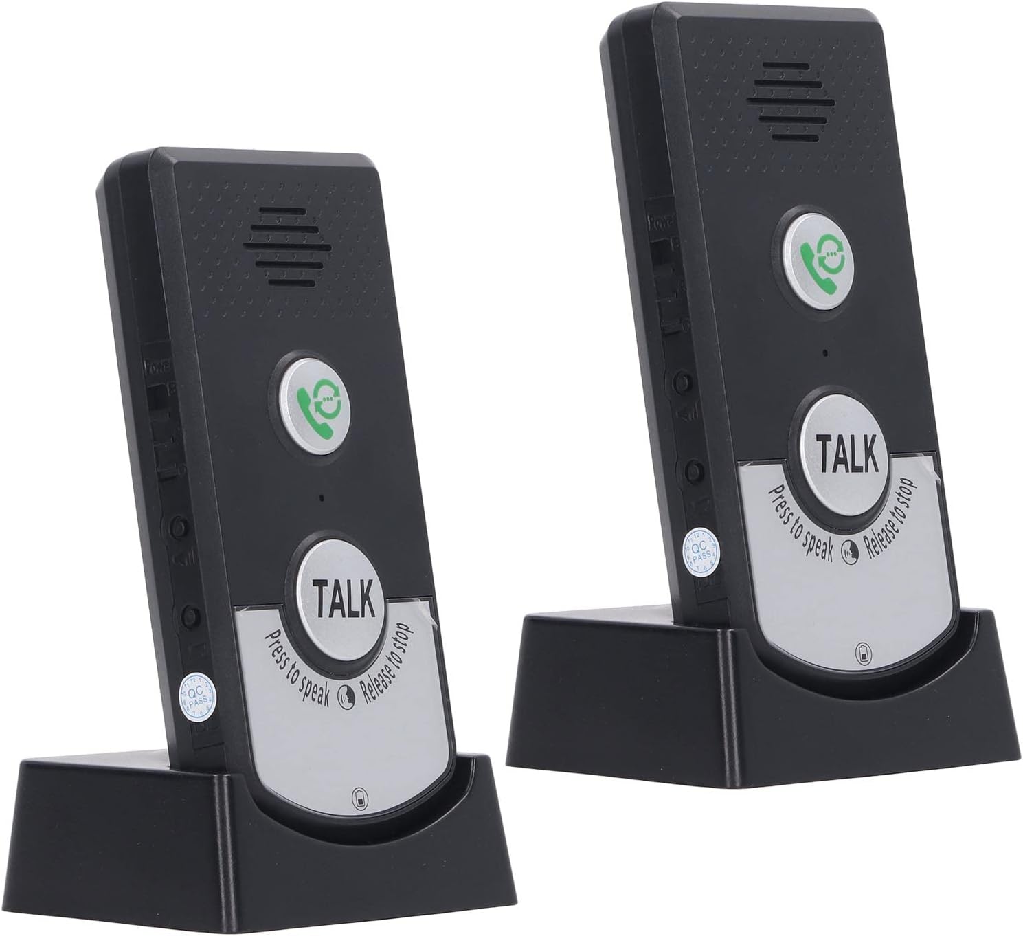2 Way Voice Intercom Wireless Intercom Doorbells Rechargeable Wireless ...