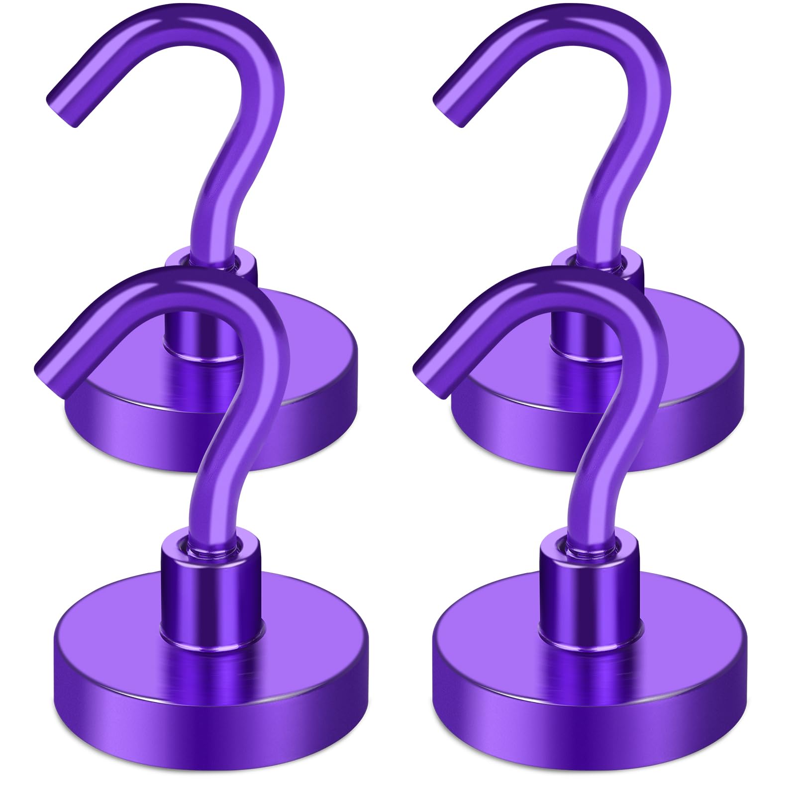 Amazon.com: MIKEDE Magnetic Hooks, 40Lbs+ Heavy Duty Magnet Hooks for ...