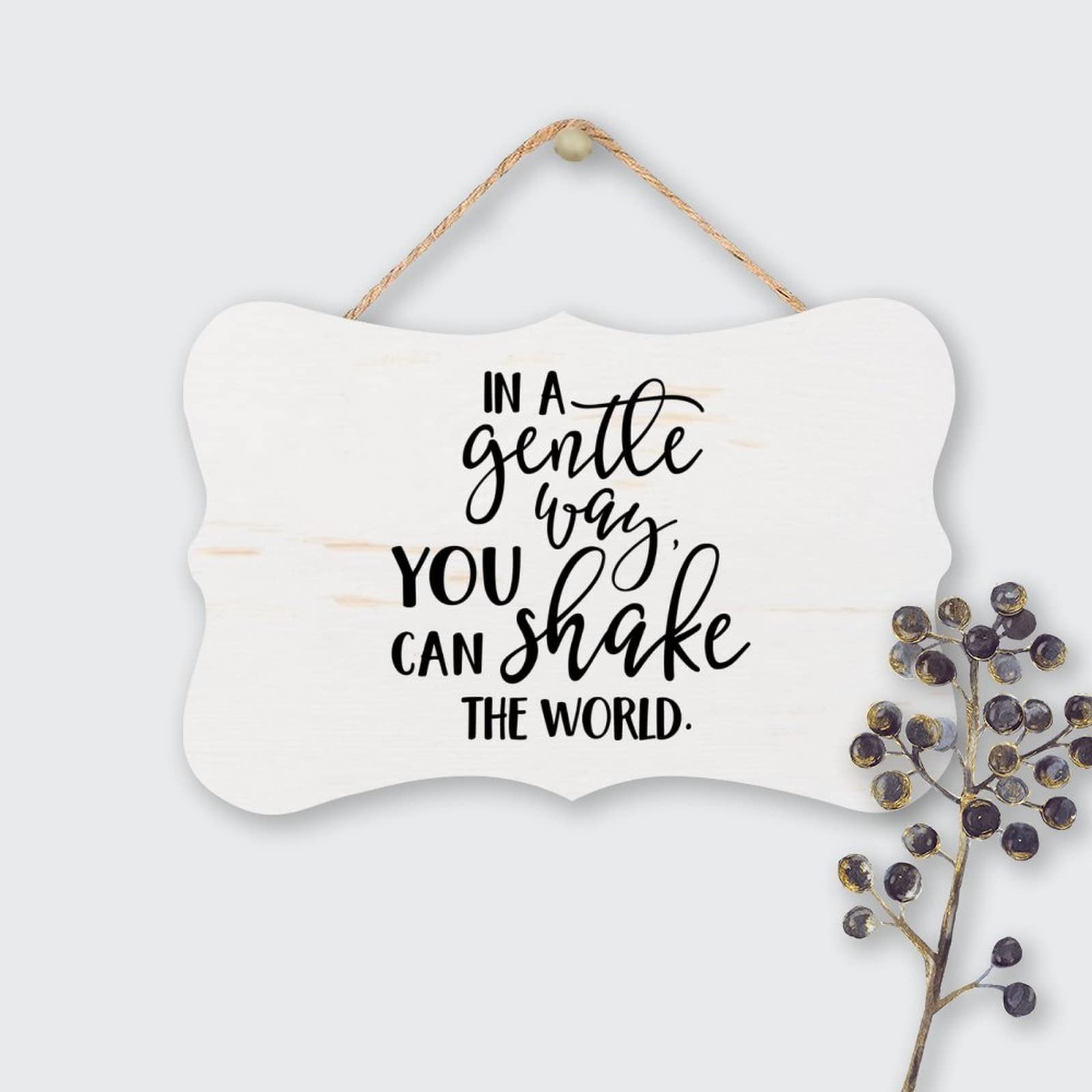 World Shake Quotes In A Gentle Way, You Can Shake The World. | Mahatma