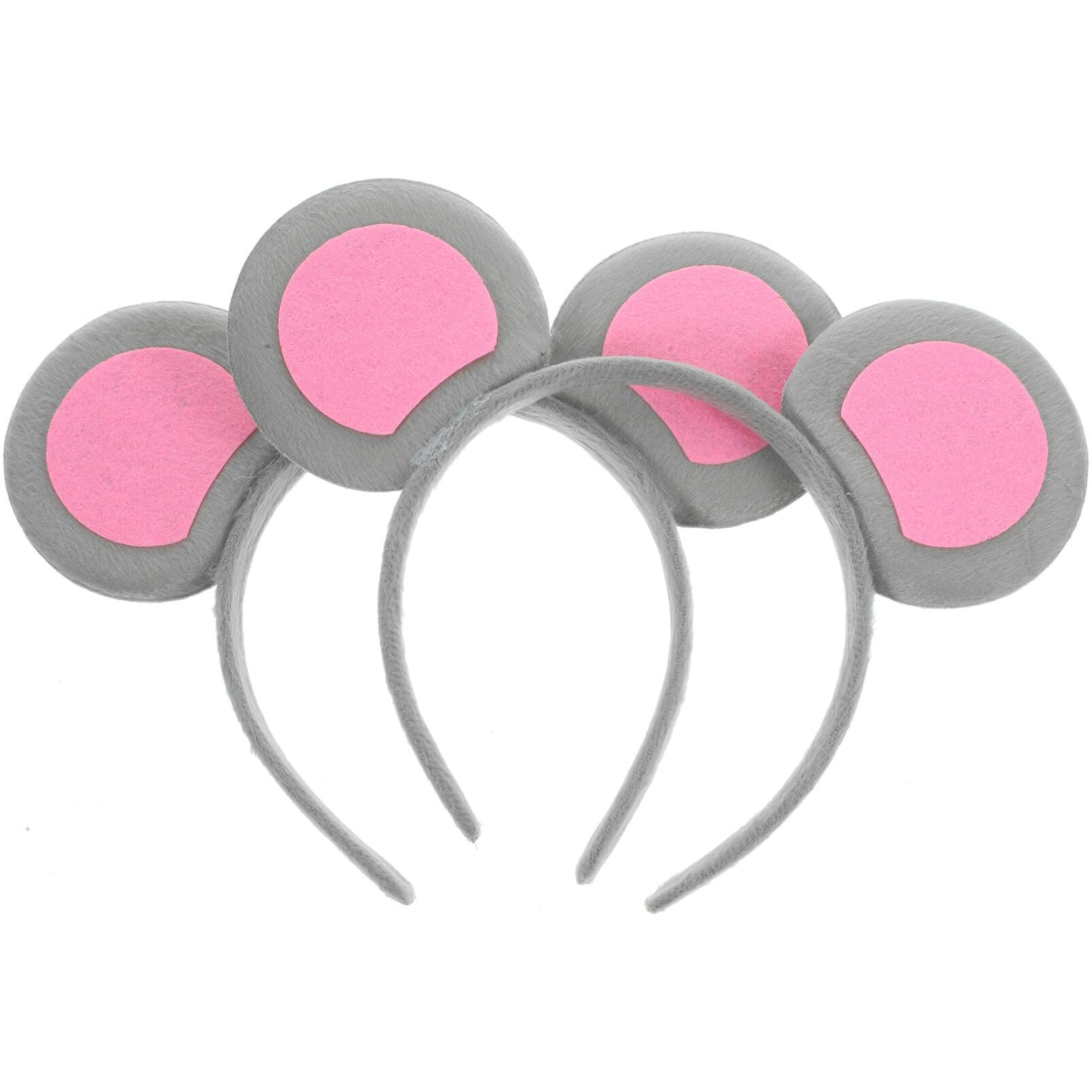 Amazon.com: Beaupretty Mouse Ears Adult Headband 2 Pcs Mouse Ear ...