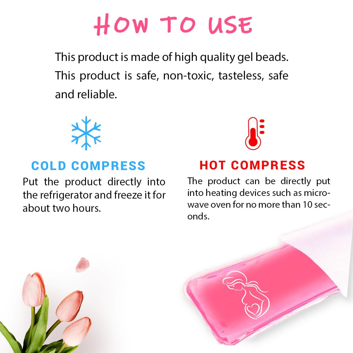 Snapklik.com : Perineal Ice Packs For Postpartum Reusable, Perineal ...