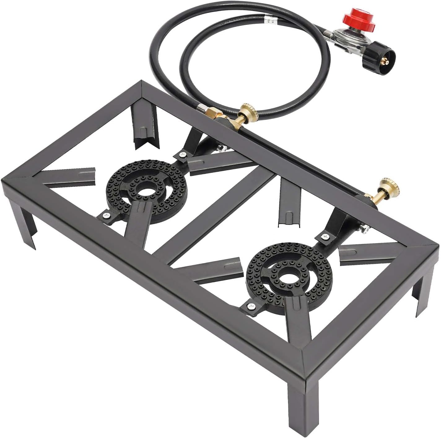 Amazon.com: Double Propane Outdoor Burner Outdoor Gas Stove Propane ...