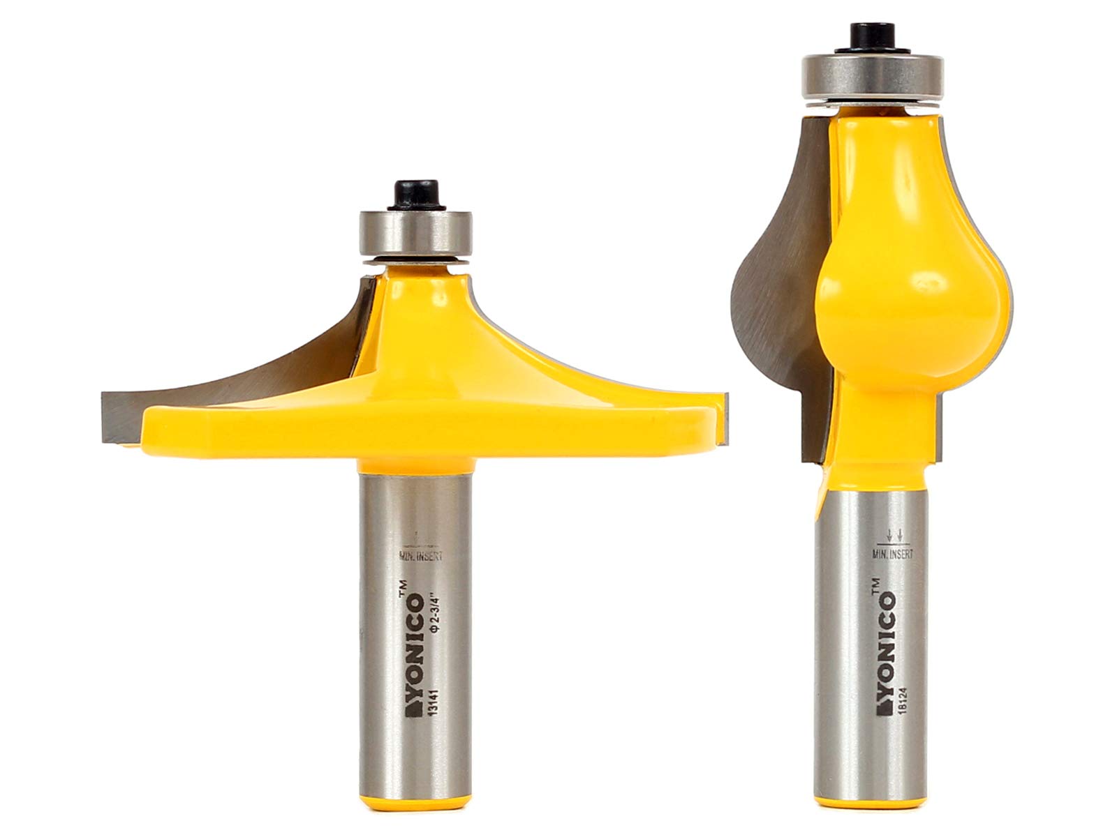 YONICO Handrail Molding Router Bits Set Thumbnail 1/2-Inch Shank 18224 ...