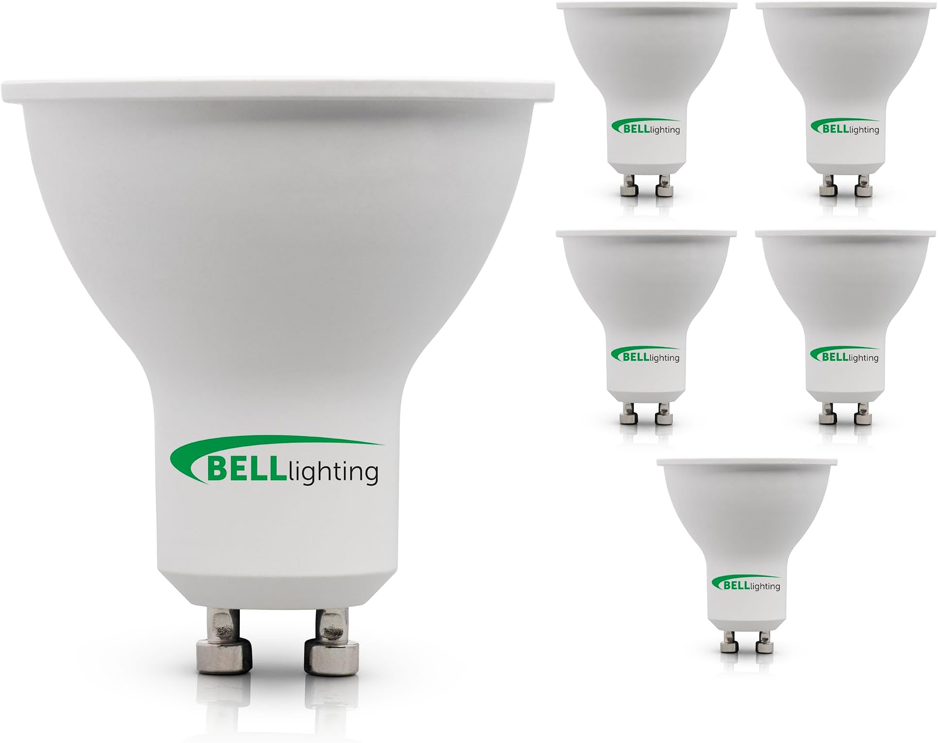 Bell Lighting GU10 LED Bulbs – 350 lm Cool White 4000K – 4.4 Watts Beam ...