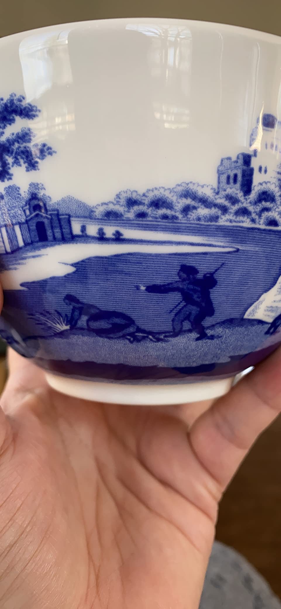 $8/mo - Finance Spode Blue Italian Teacup and Saucer | 20-Ounce ...