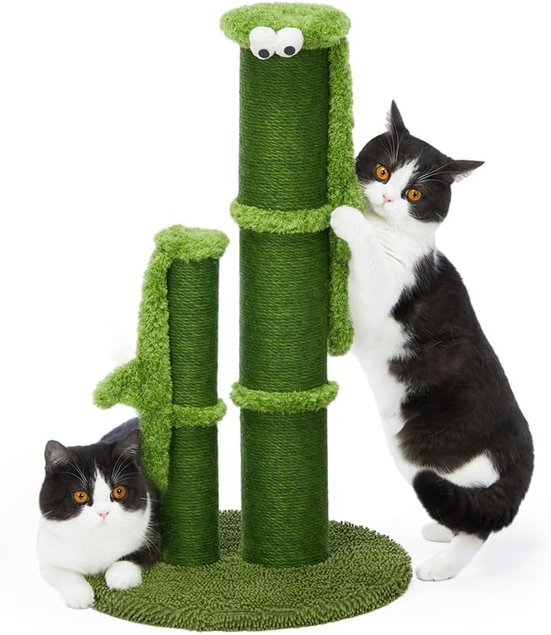 Amazon.com : ZEXVIDA Cat Scratching Post with Eyes and Caterpillar, 27. ...