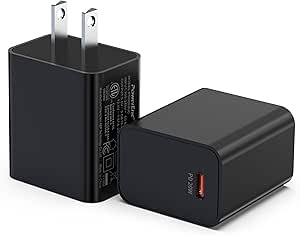 Amazon.co.jp: USB-C 20W Power Adapter for Smartphones Laptops Fast Charging PD Charger USB Type ...