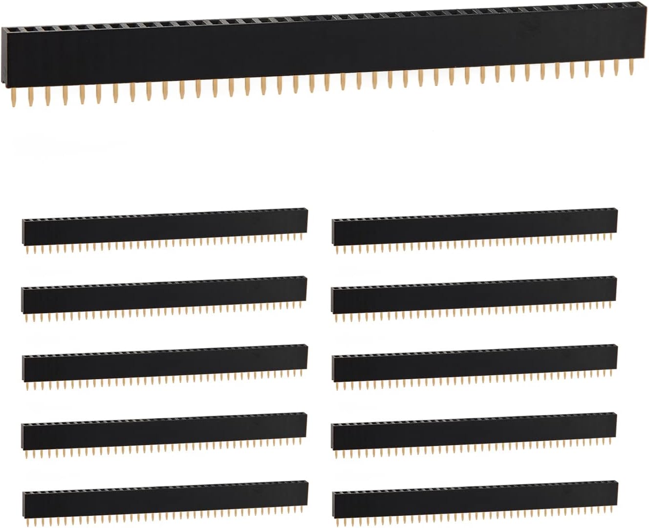 Chanzon Pin Header Strip for Arduino Gpio 40 pin x 10pcs Female Headers ...