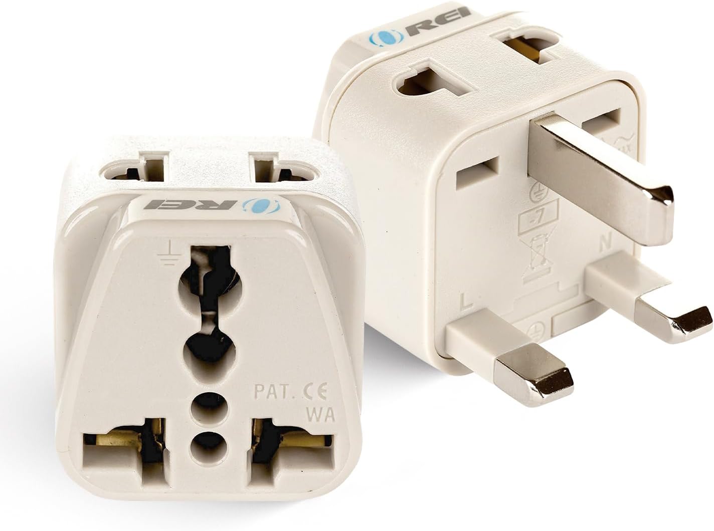 Amazon.com: OREI Type G Plug Adapter – UK Travel Plug Adapter, US to UK ...