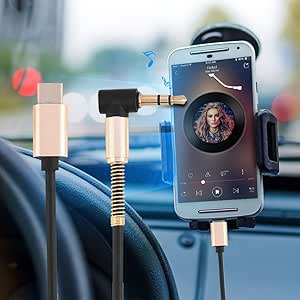 Amazon.co.jp: Type‑C 3.5mm Cable, 1m High Conductivity Copper Wire 3 ...