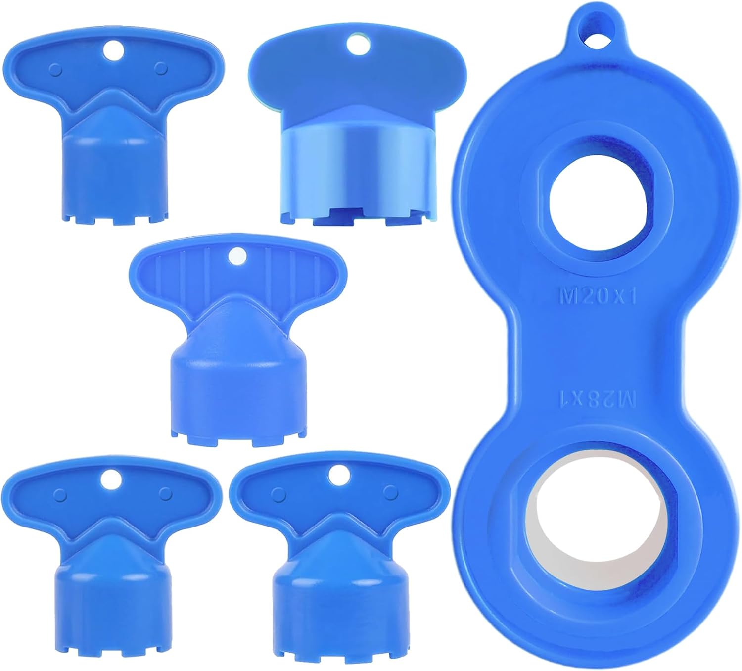 BOETOADG Faucet Aerator Key Removal Wrench Tool with 5 Sizes M16.5, M18 ...