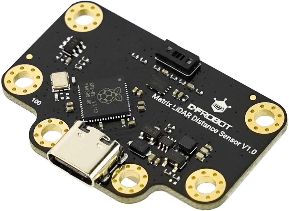 8x8 Matrix ToF 3D Distance Sensor (I2C&UART, 3.5m Range, 60° FOV)