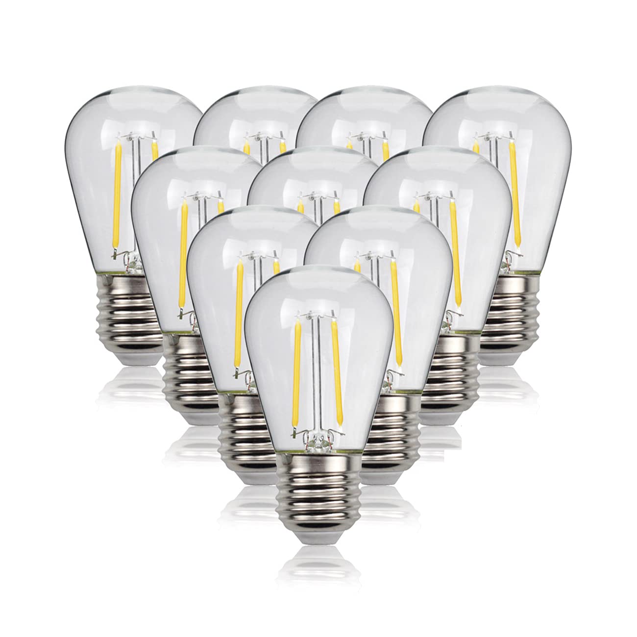 Led S14 Replacement Light Bulbs 2w Warm White E27 220v | Desertcart KSA