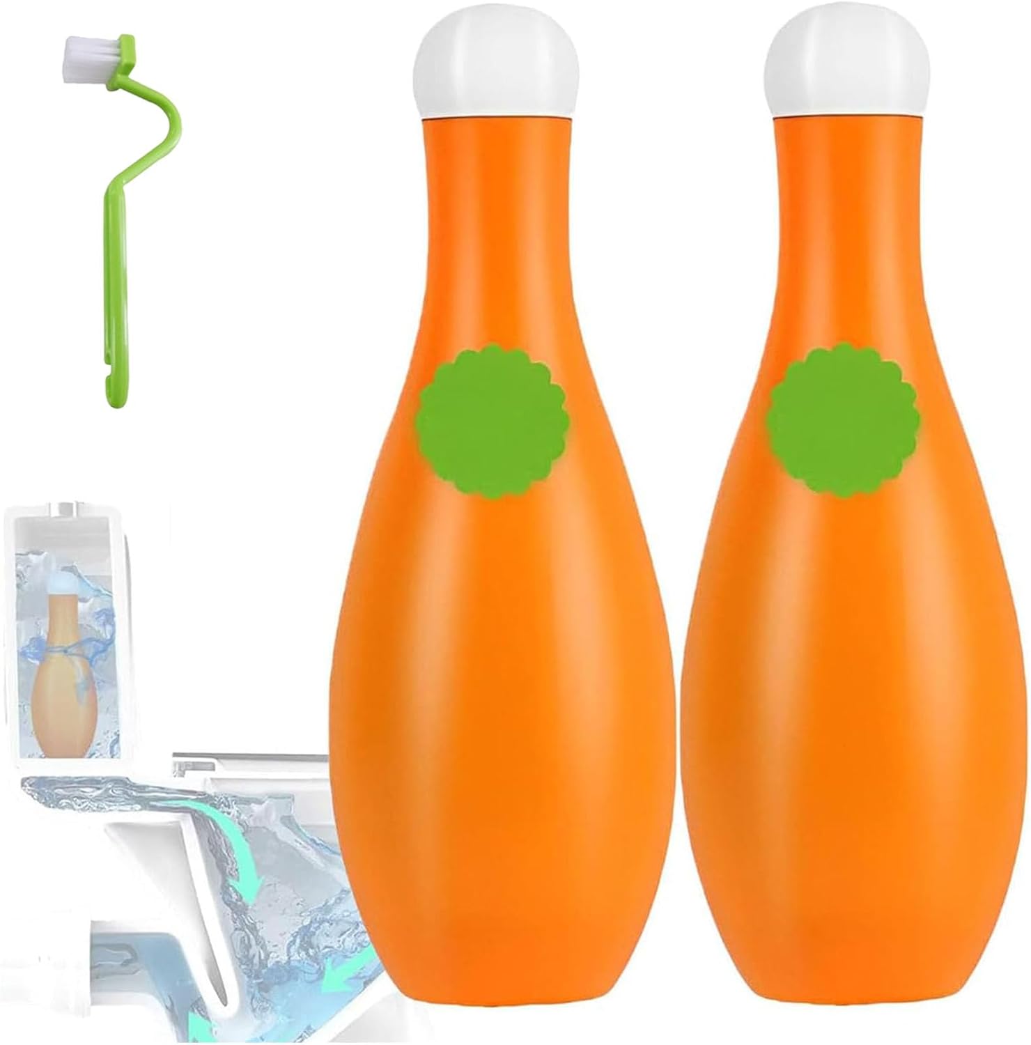 Amazon.com: Bowling Blue Bubble Toilet Bowl Cleaner,Automatic Toilet ...