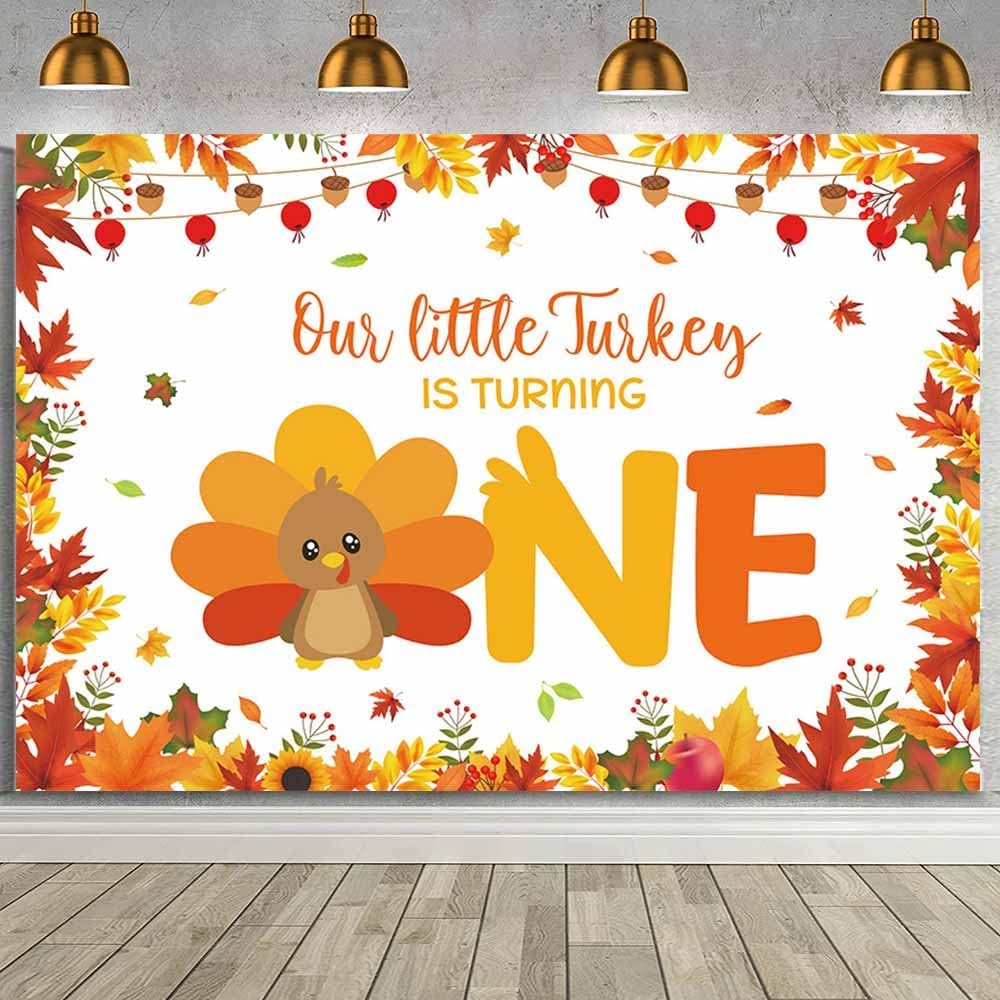 Amazon.com : MEHOFOND 10x7ft Thanksgiving Birthday Baby Shower Backdrop ...