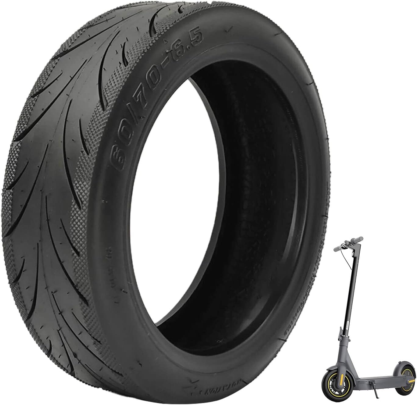 Amazon.com: ESCKW 60/70-6.5 Sscooter Tire Tubeless Tires Compatible for ...