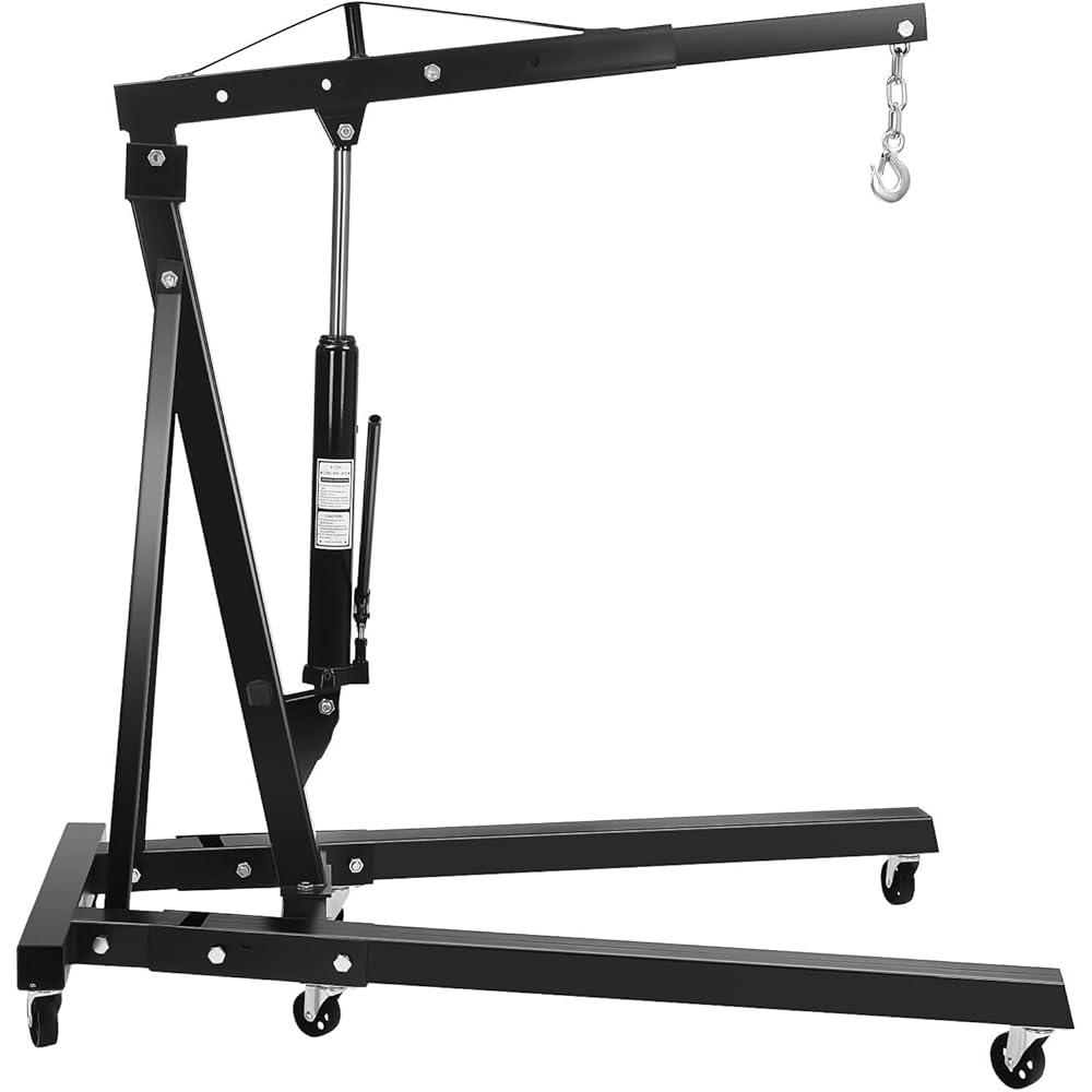 $37/mo - Finance 2 Ton Engine Hoist, Folding Engine Lift Heavy Duty ...