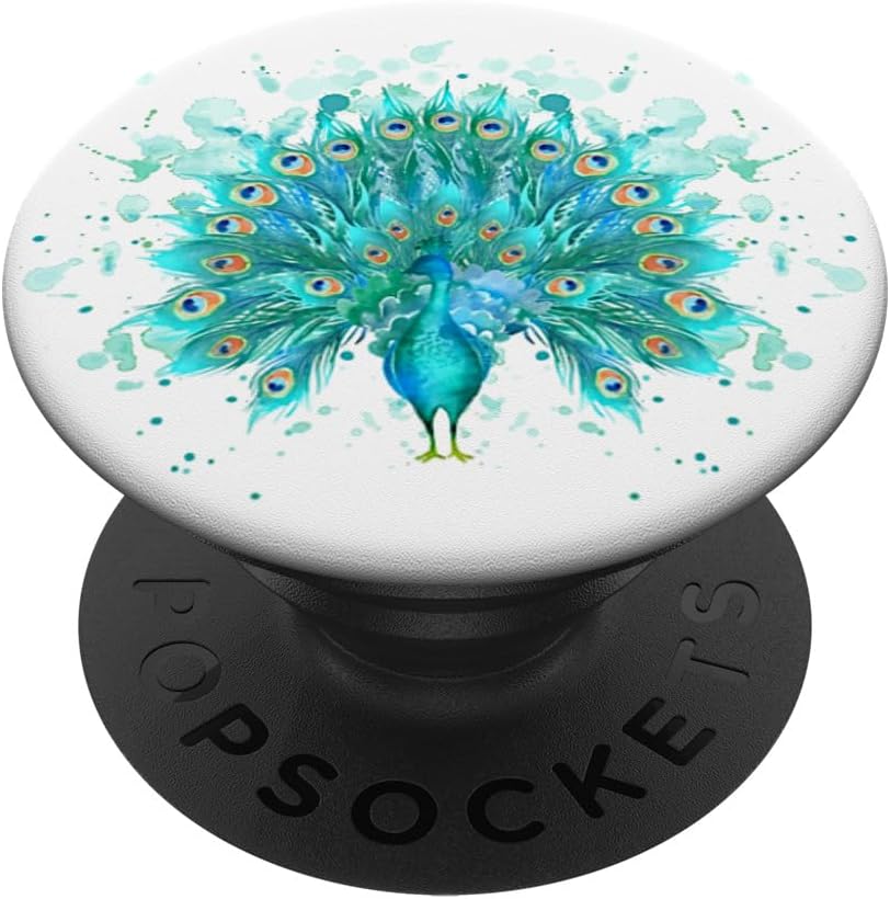 Amazon.com: Peacock Pop Sockets PopSockets PopGrip: Swappable Grip for ...