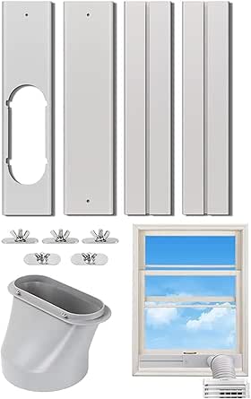 Amazon.com: Portable Air Conditioner Window Kit, Adjustable Portable AC ...