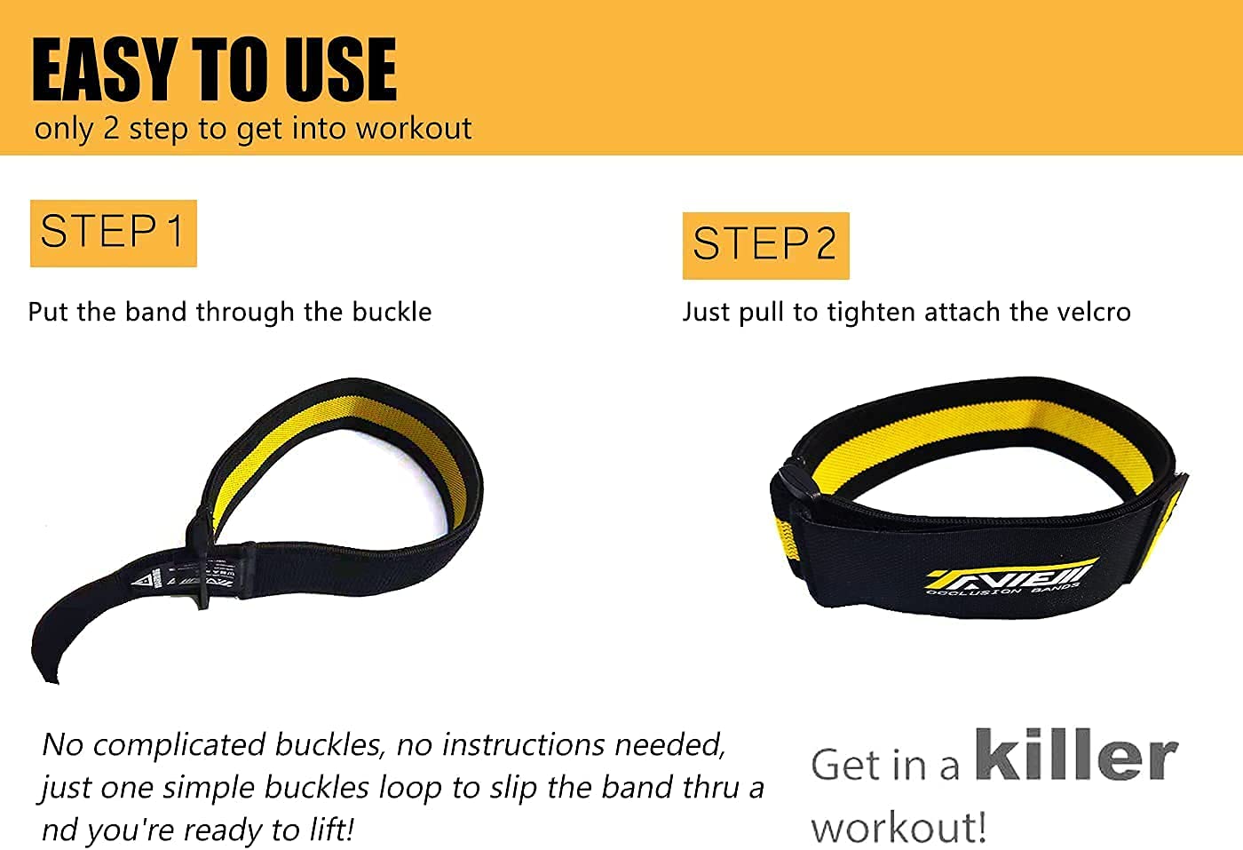 Snapklik.com : Occlusion Bands, Quick Release Biceps Blow Flow ...