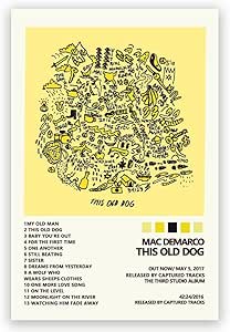 Mac Demarco Poster This Old Dog Album Cover Poster Prints Music Poster ...