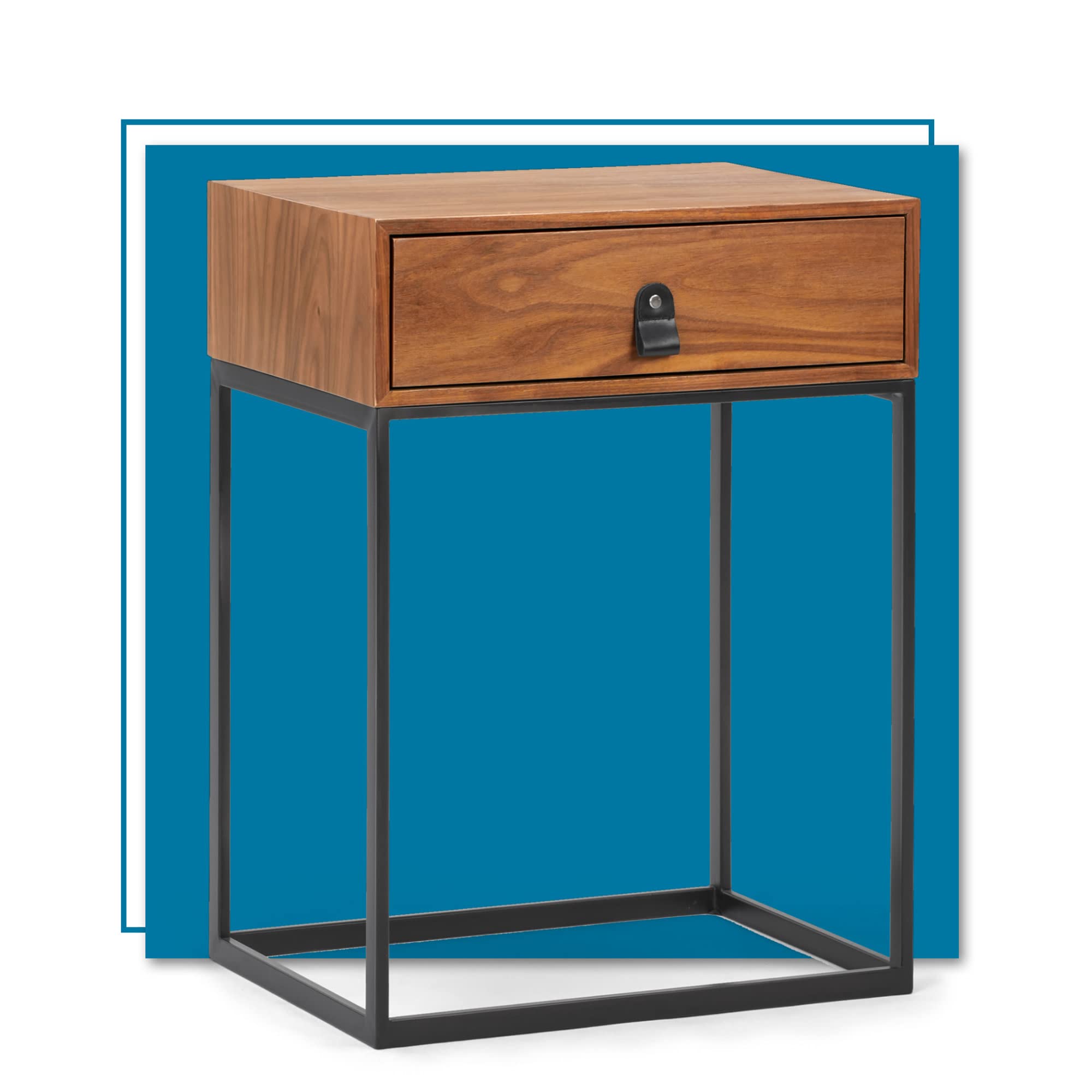 Amazon.com: Finch Milo Side Table, Walnut : Home & Kitchen