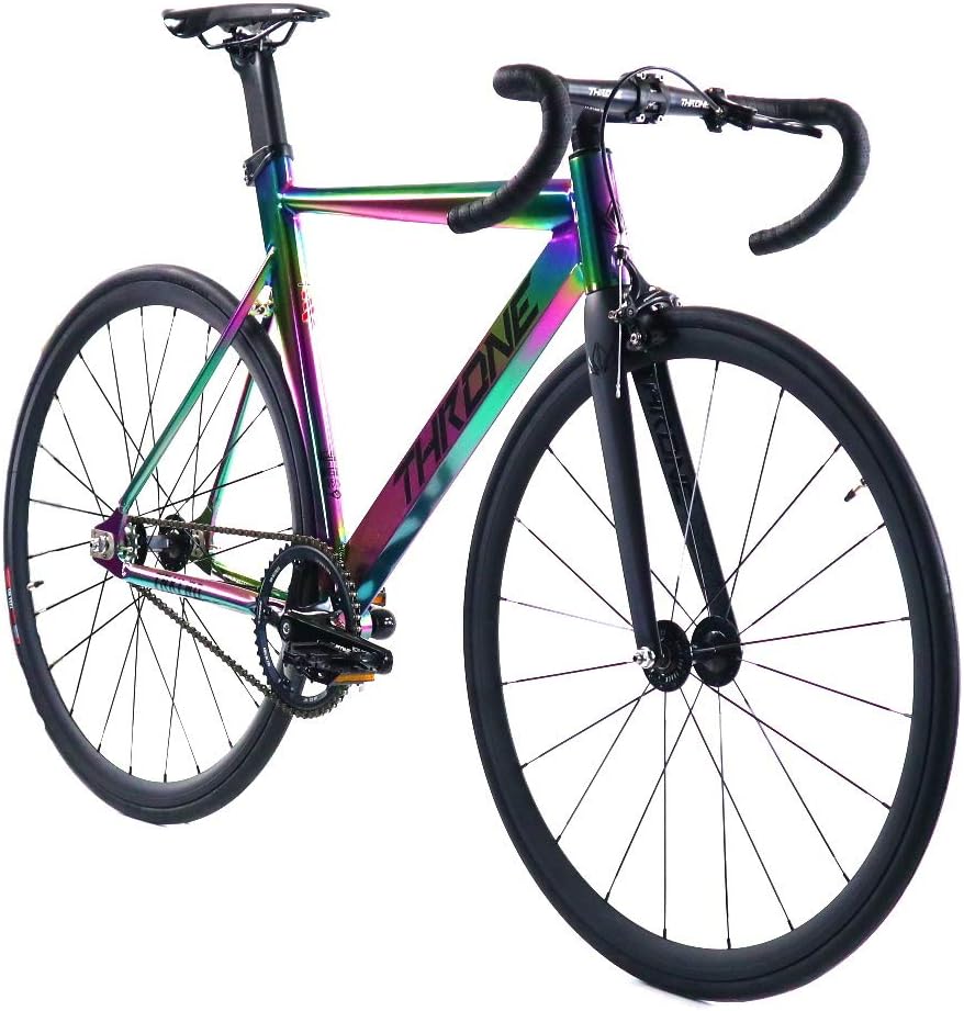 Amazon.com : TrackLord New 2020 Throne TRKLRD Bike (Neo Chrome; 55cm ...