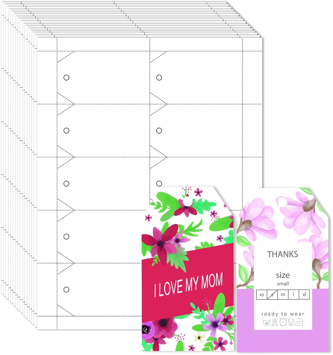 Amazon.com: Avery Printable Square Tags with Sure Feed Technology, 2" x ...