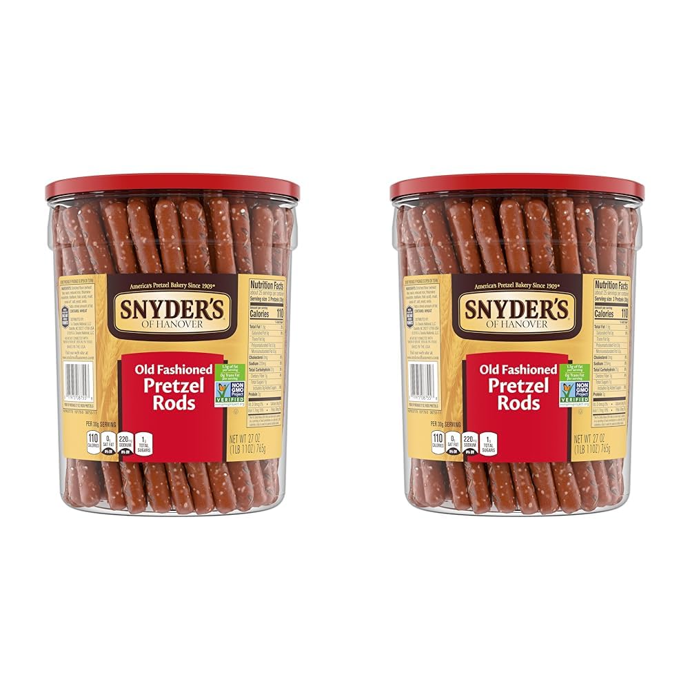 Amazon.com: Snyder's of Hanover, Old Fashioned Pretzel Rods, 27 Oz ...