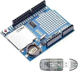 Youmile Data Logger Module Data Recorder DS1307 Logging Shield Data Logger board,with SD card ...